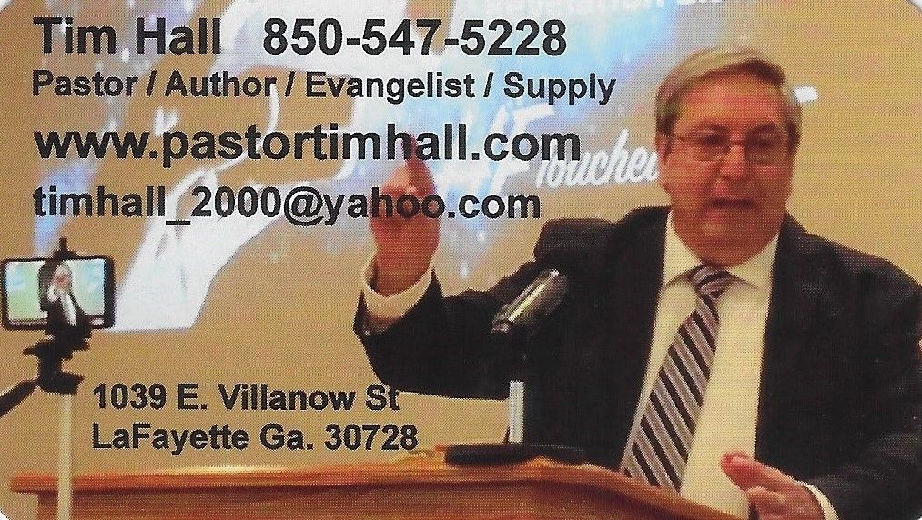 Pastor / Author / Evangelist Tim Hall